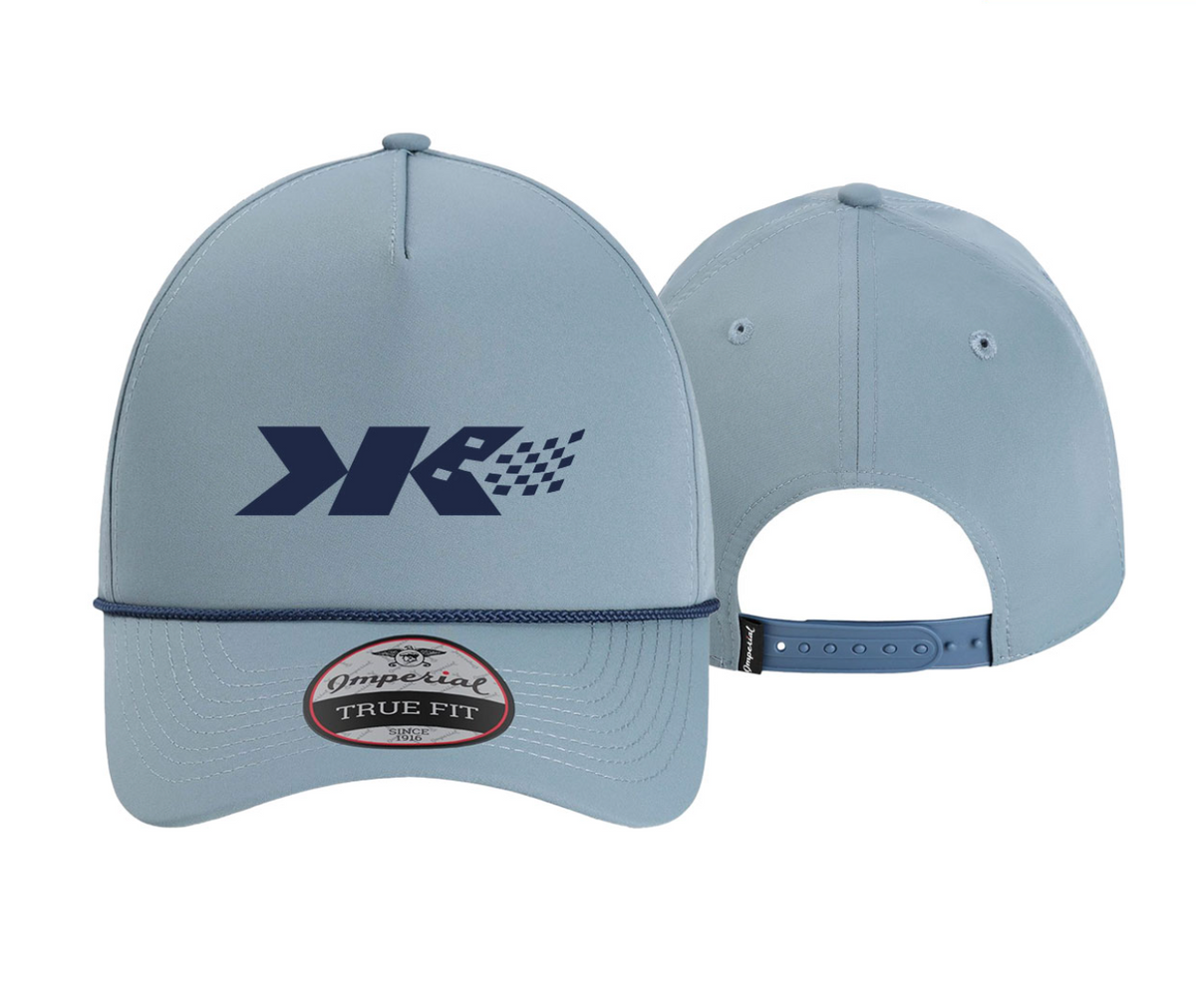 KKR Logo Rope Cap - Navy/Powder Blue – KKR / KSP Store